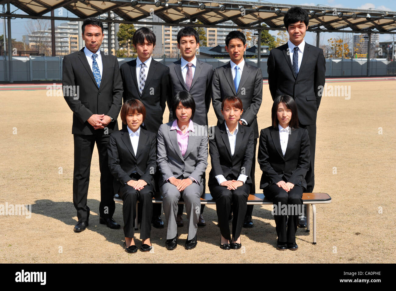 (L to R) Susumu Takano, Yoshimi Ozaki (JPN), Kentaro Nakamoto (JPN ...