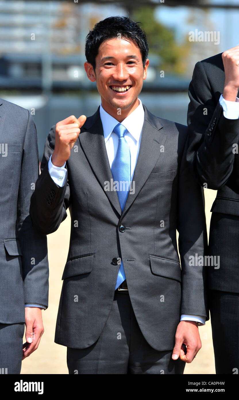 Arata Fujiwara (JPN), MARCH 14, 2012 - Marathon : Press conference and Photograph session for ...