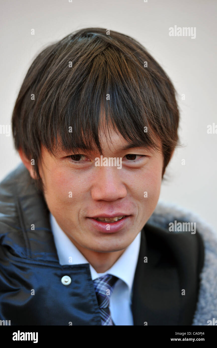 Kentaro Nakamoto (JPN), MARCH 14, 2012 - Marathon : Press conference ...