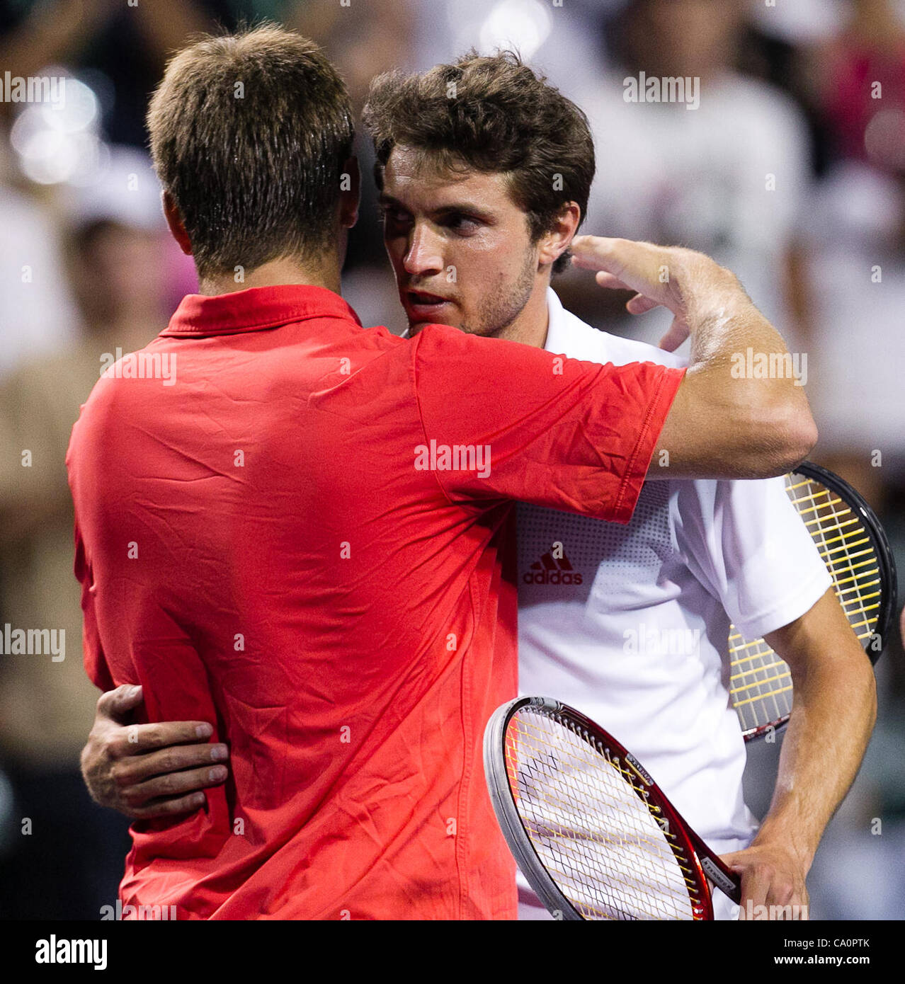 March 14, 2012 - Indian Wells, California, U.S - Gilles Simon (FRA ...