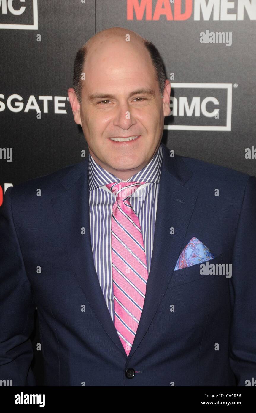 Matthew Weiner at arrivals for MAD MEN Season 5 Premiere, Cinerama Dome ...