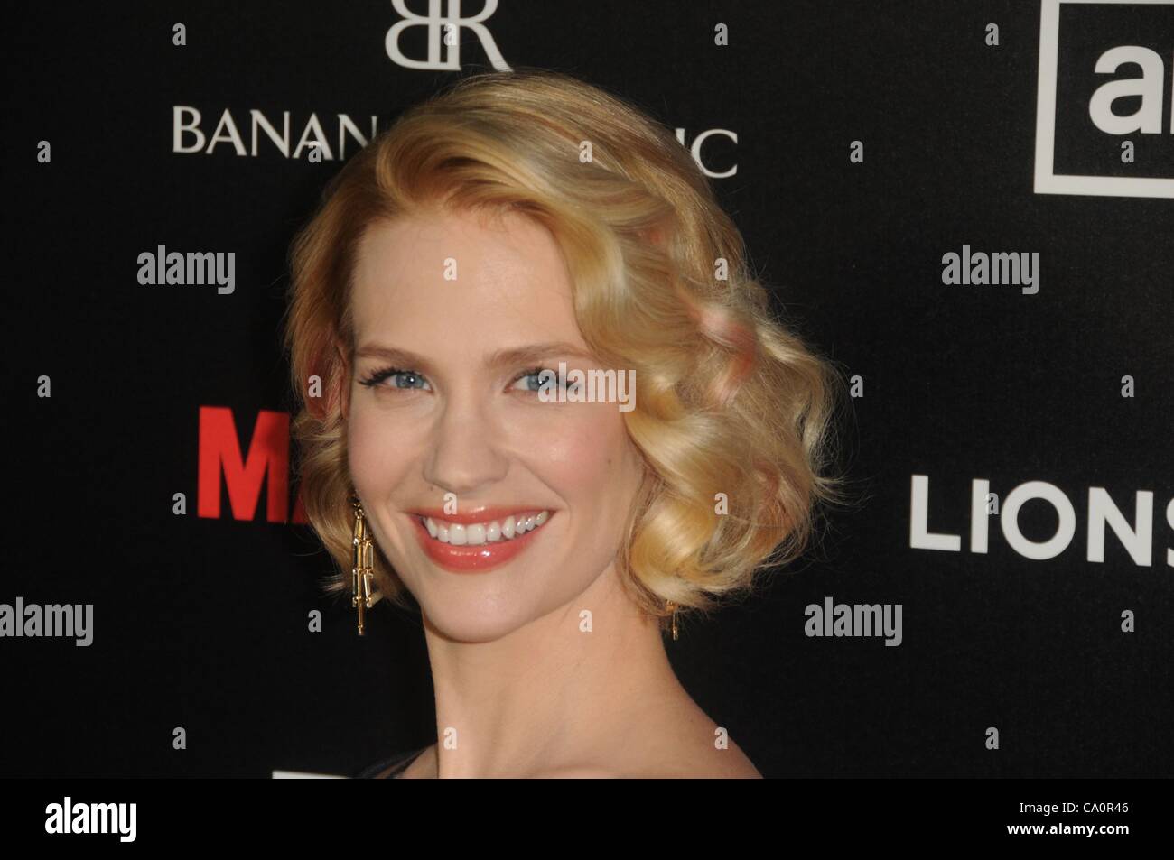 January Jones at arrivals for MAD MEN Season 5 Premiere, Cinerama Dome ...