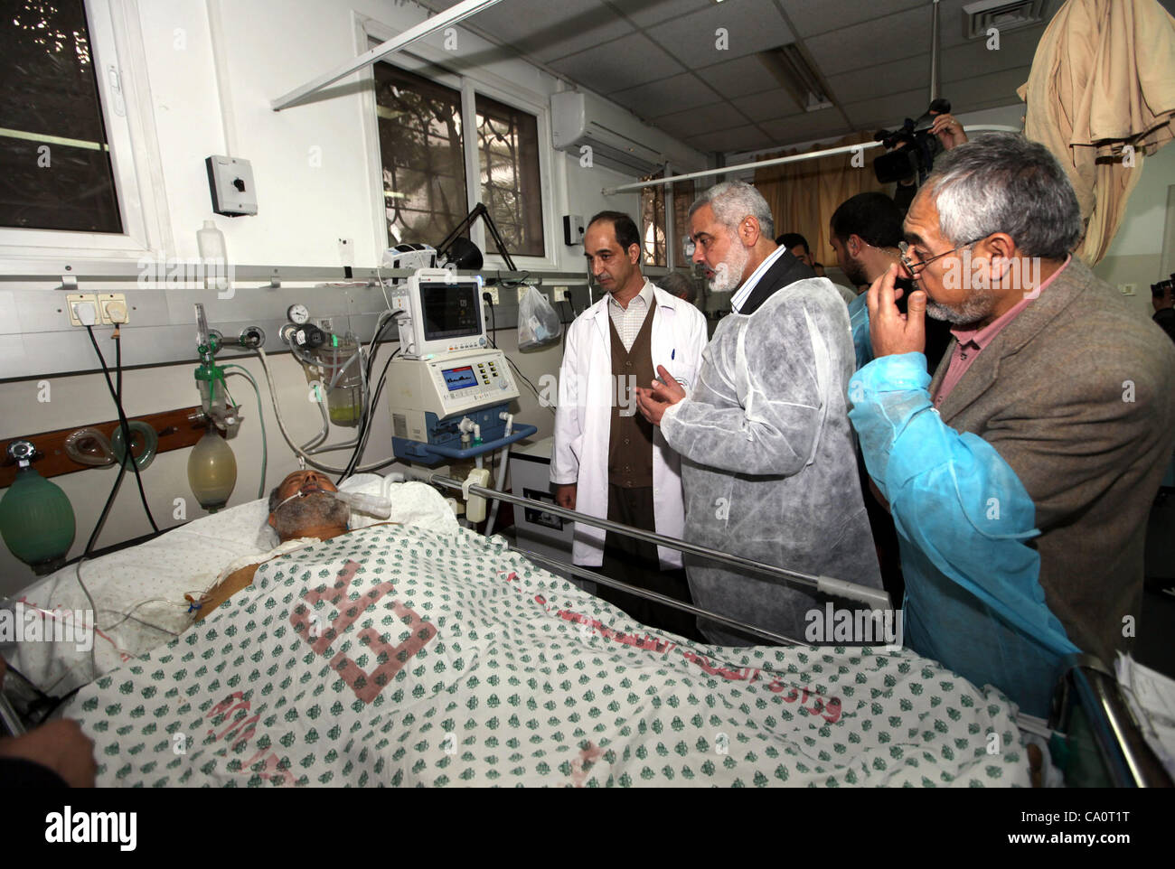 March 13, 2012 - Gaza City, Gaza Strip - Palestinian Prime Minister in ...