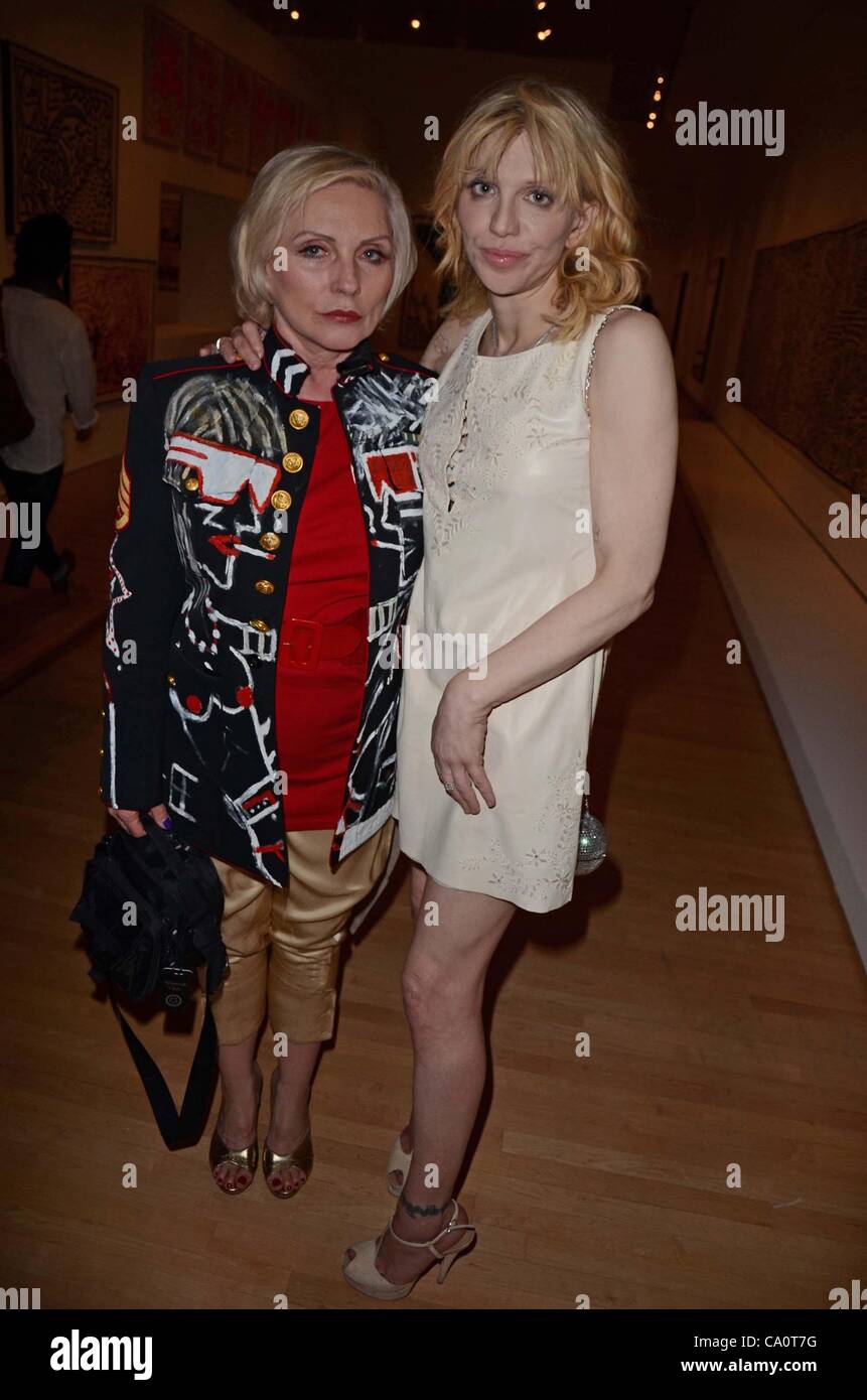 Debbie harry courtney love dinner celebration for keith haring hi-res ...