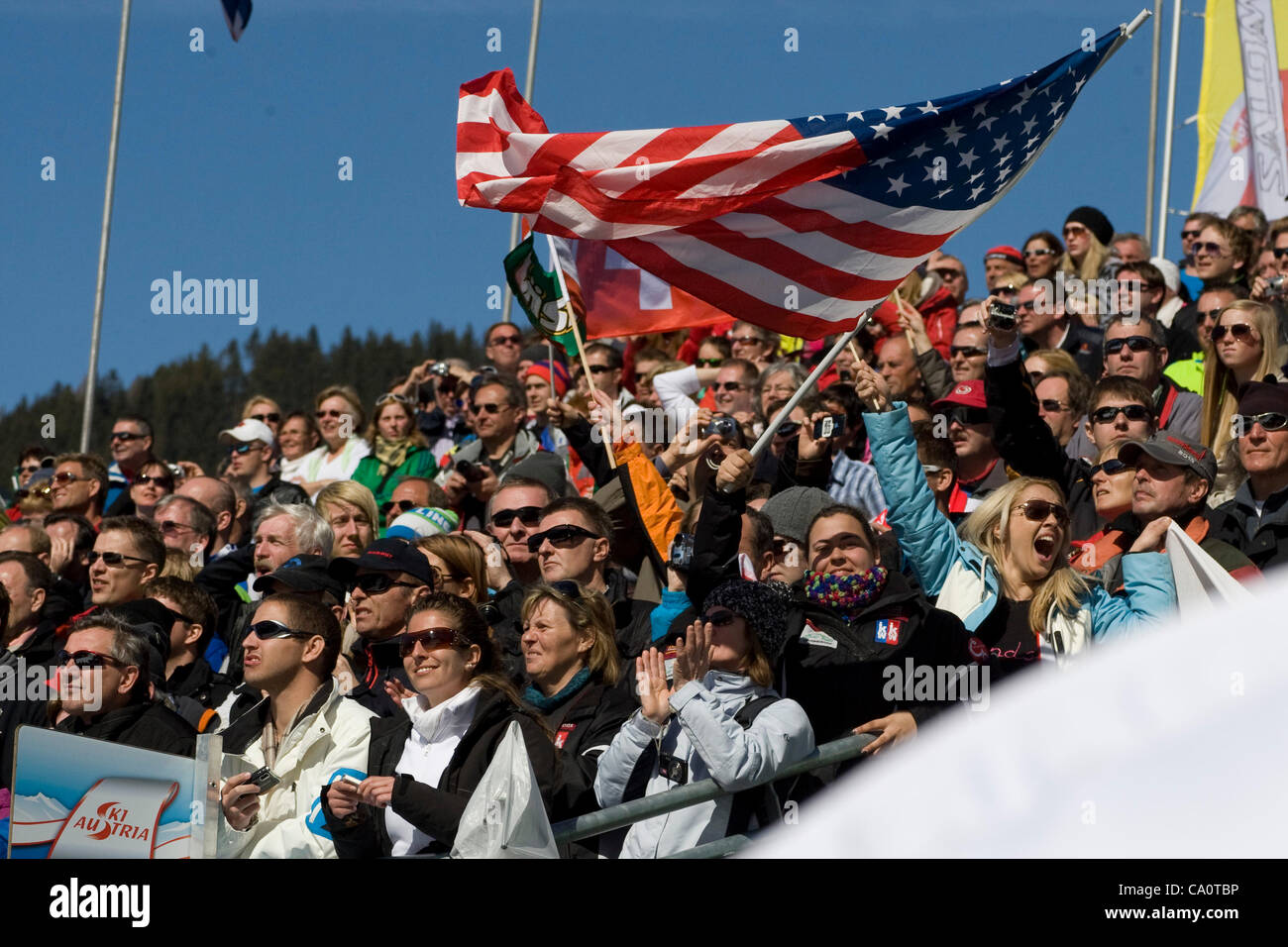 Fis skiing fans hi-res stock photography and images - Alamy