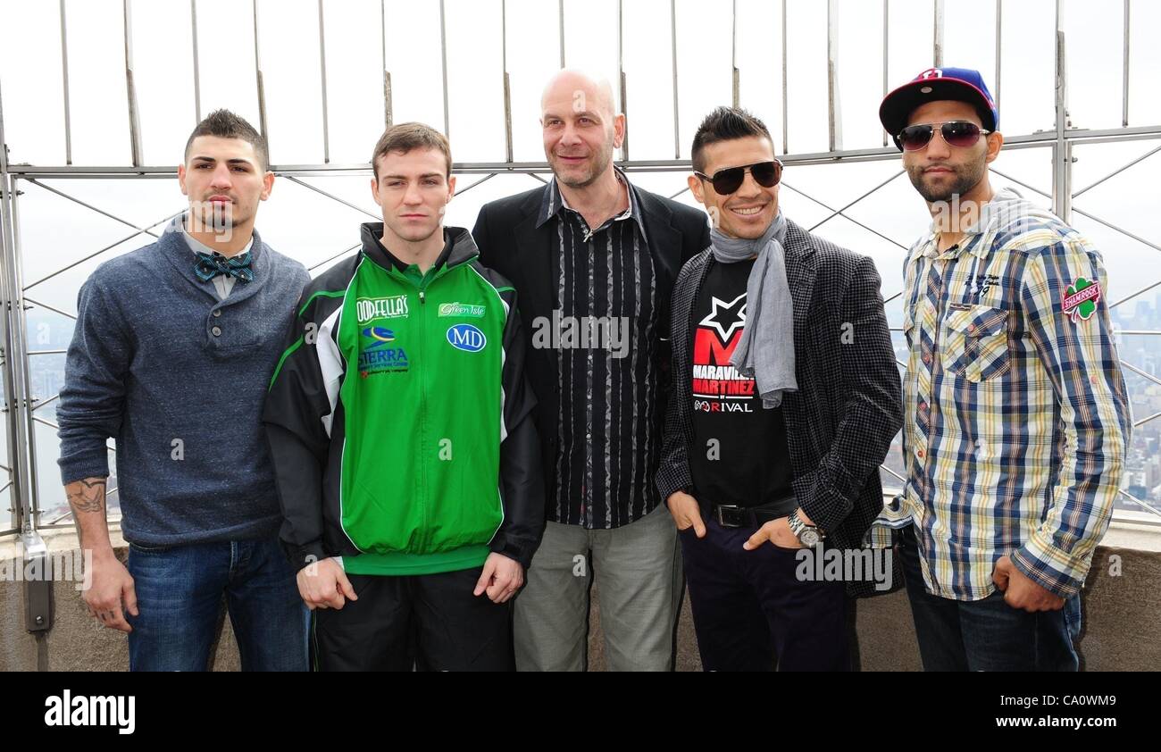 March 15, 2012 - Manhattan, New York, U.S. - From Left: DONOVAN GEORGE ...