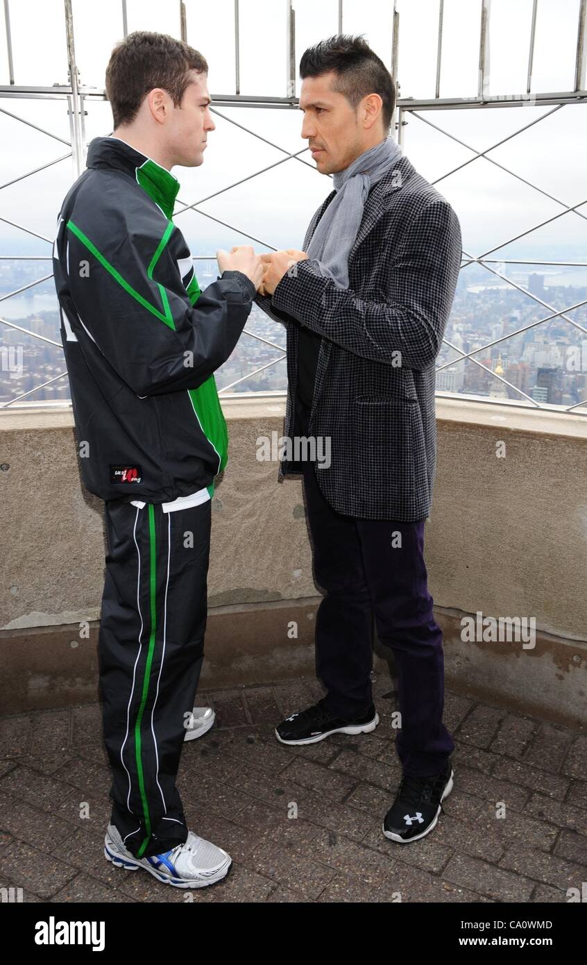 March 15, 2012 - Manhattan, New York, U.S. - Contender MATTHEW MACKLIN ...