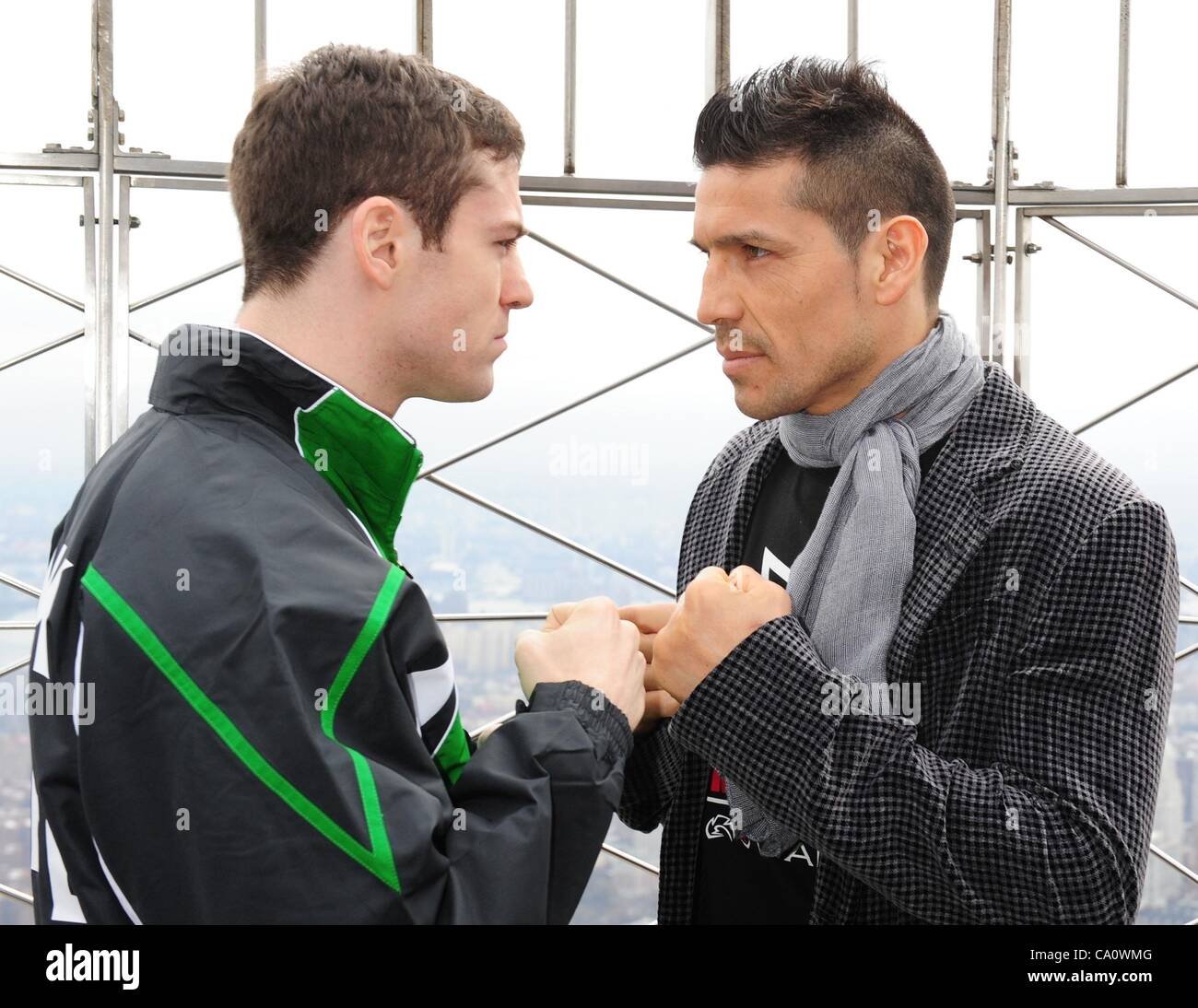 March 15, 2012 - Manhattan, New York, U.S. - Contender MATTHEW MACKLIN ...