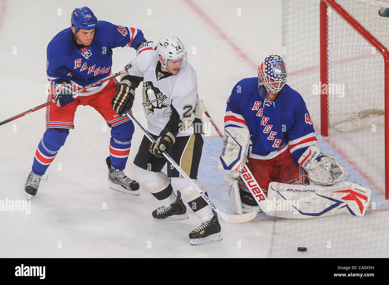 Mar. 15, 2012 - New York, New York, U.S - New York Rangers goalie ...