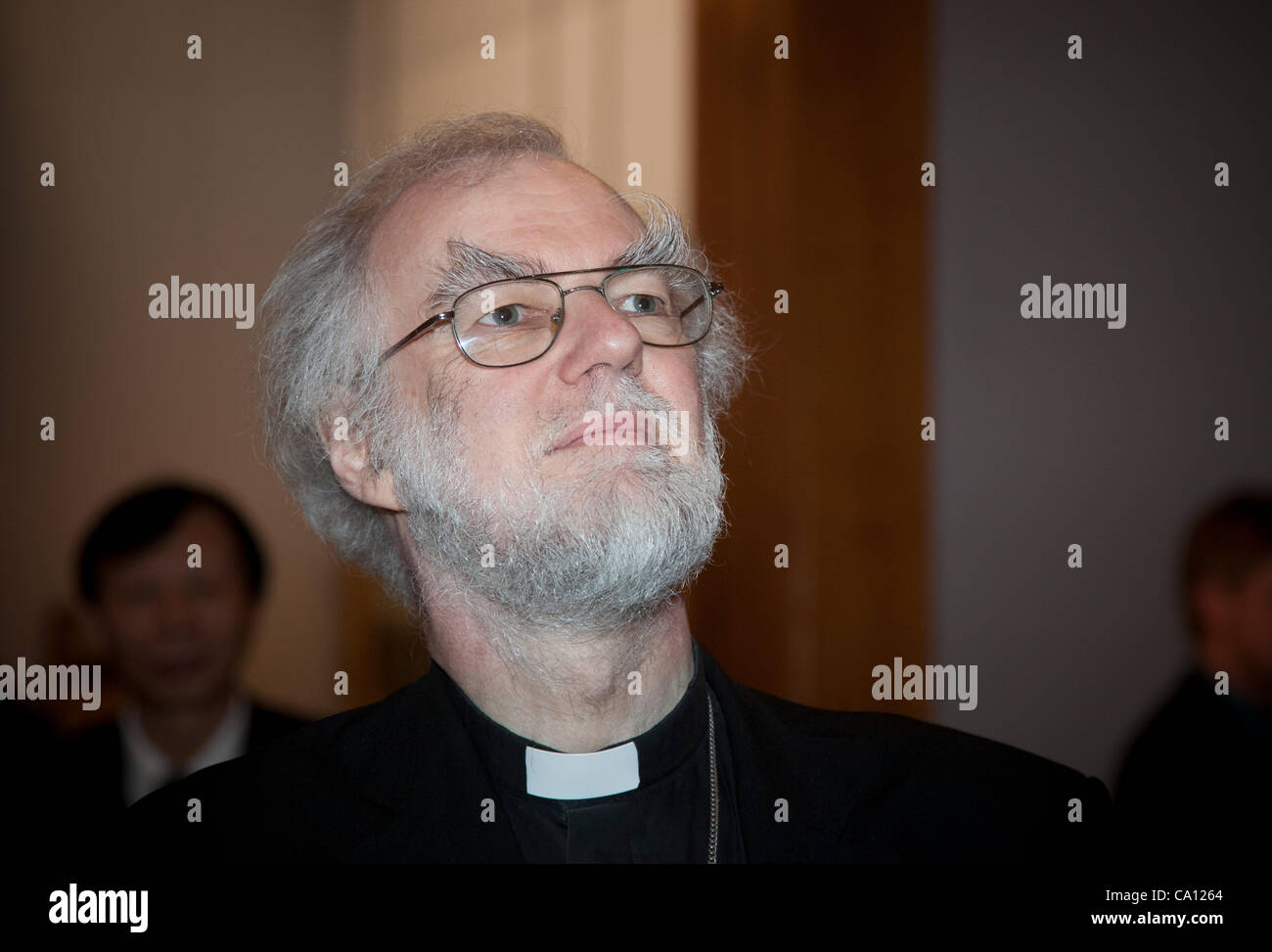 The Archbishop of Canterbury Rowan Williams at the Barber Institute of ...