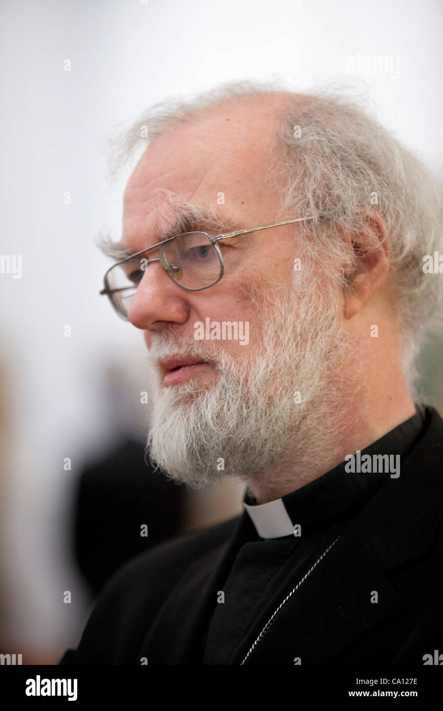 The Archbishop of Canterbury Rowan Williams at the Barber Institute of ...