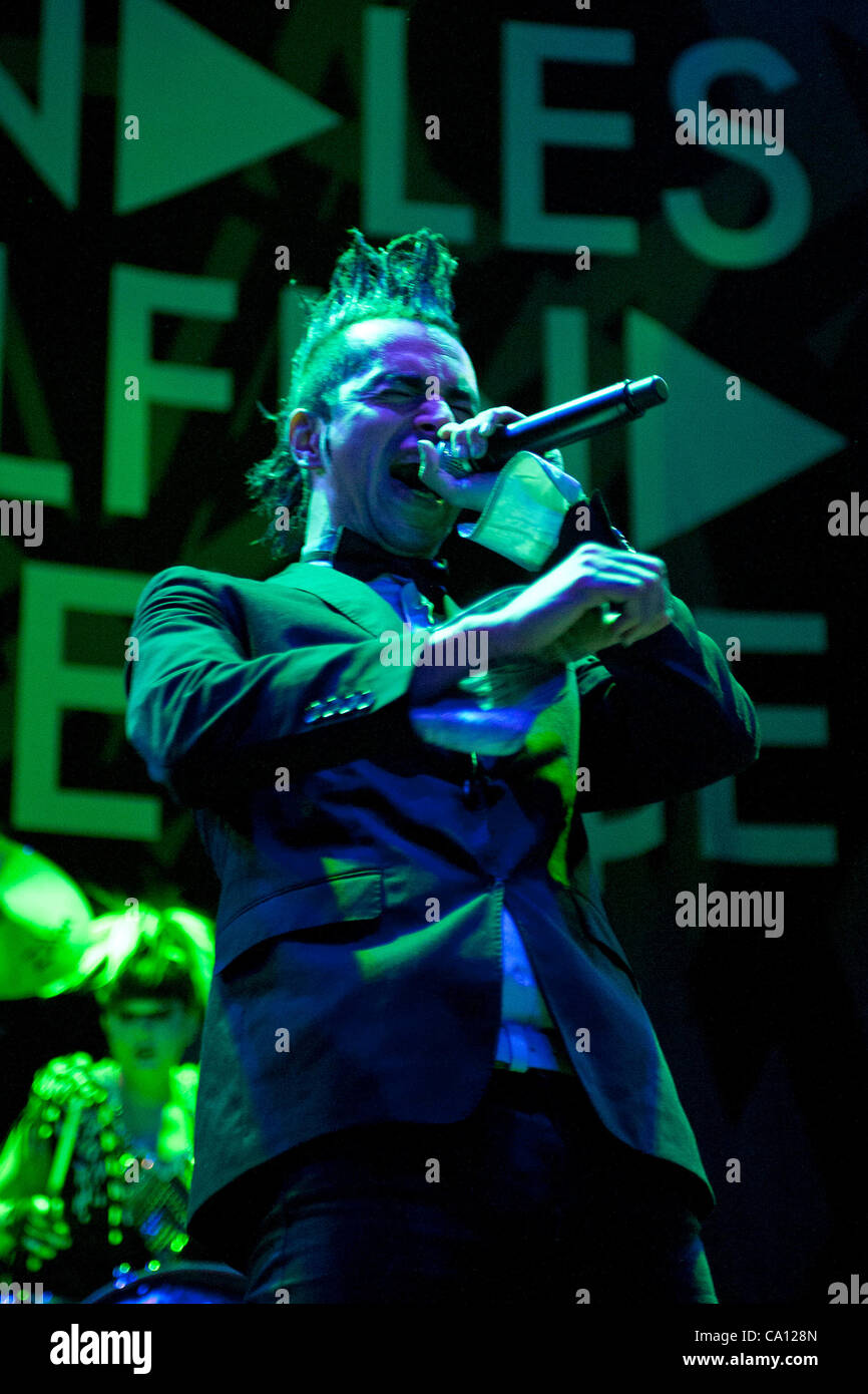 March 15, 2012 - Chicago, IL USA - Jimmy Urine, vocalist of the of punk ...