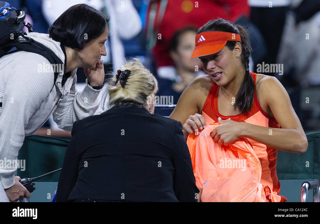 March 16, 2012 - Indian Wells, California, U.S - Ana Ivanovic (SRB ...