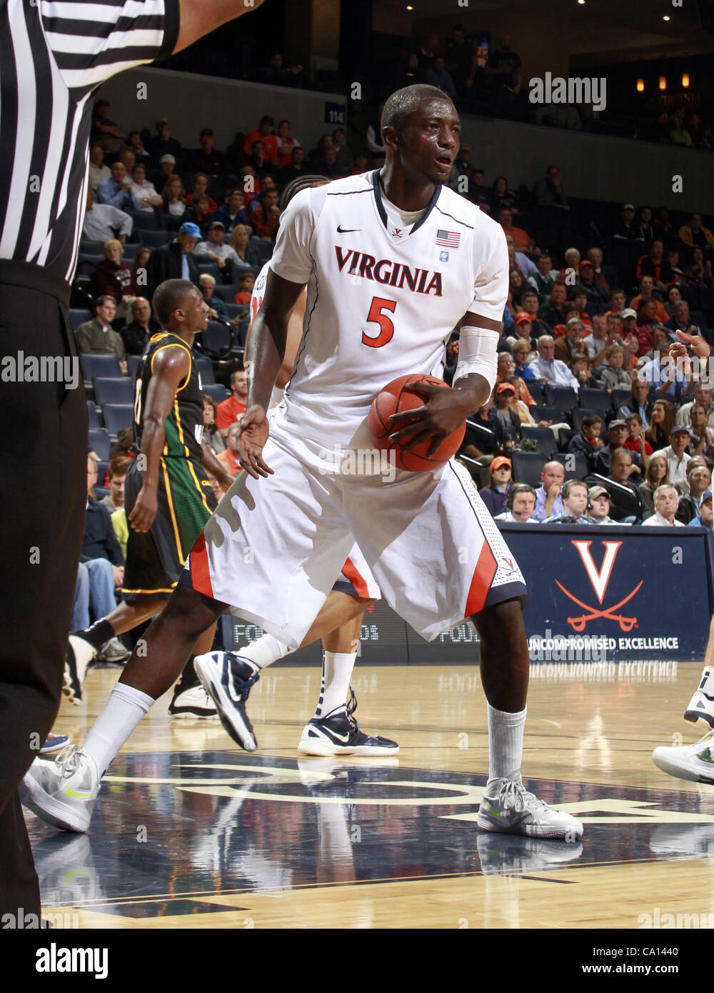 Dec. 6, 2011 - Charlottesville, Virginia, United States - Assane Sene ...