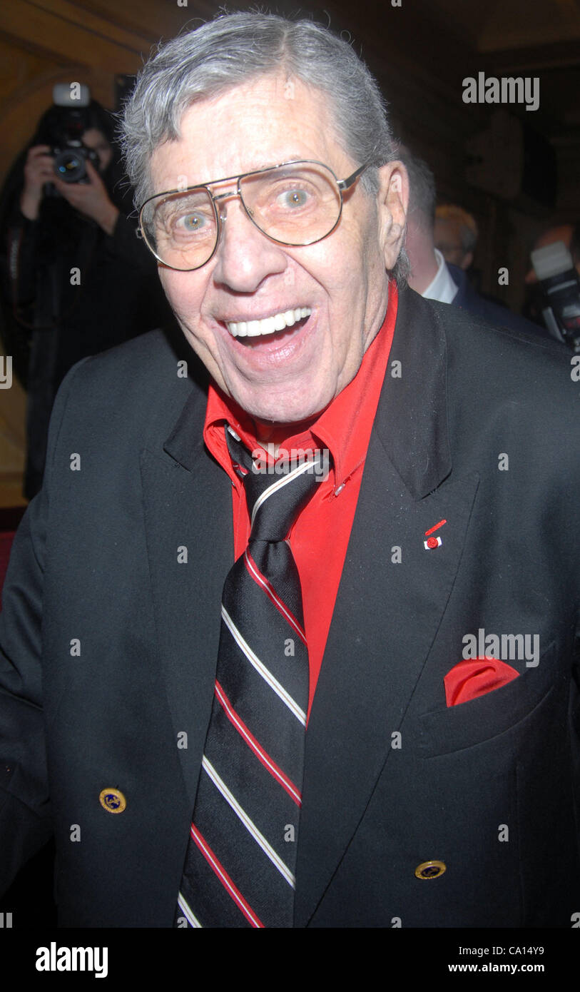 Mar 16, 2012 New York New York USA JERRY LEWIS at his 86th birthday ...