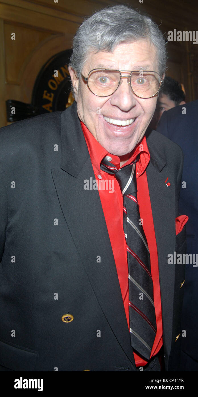 Mar 16, 2012 New York New York USA JERRY LEWIS at his 86th birthday ...
