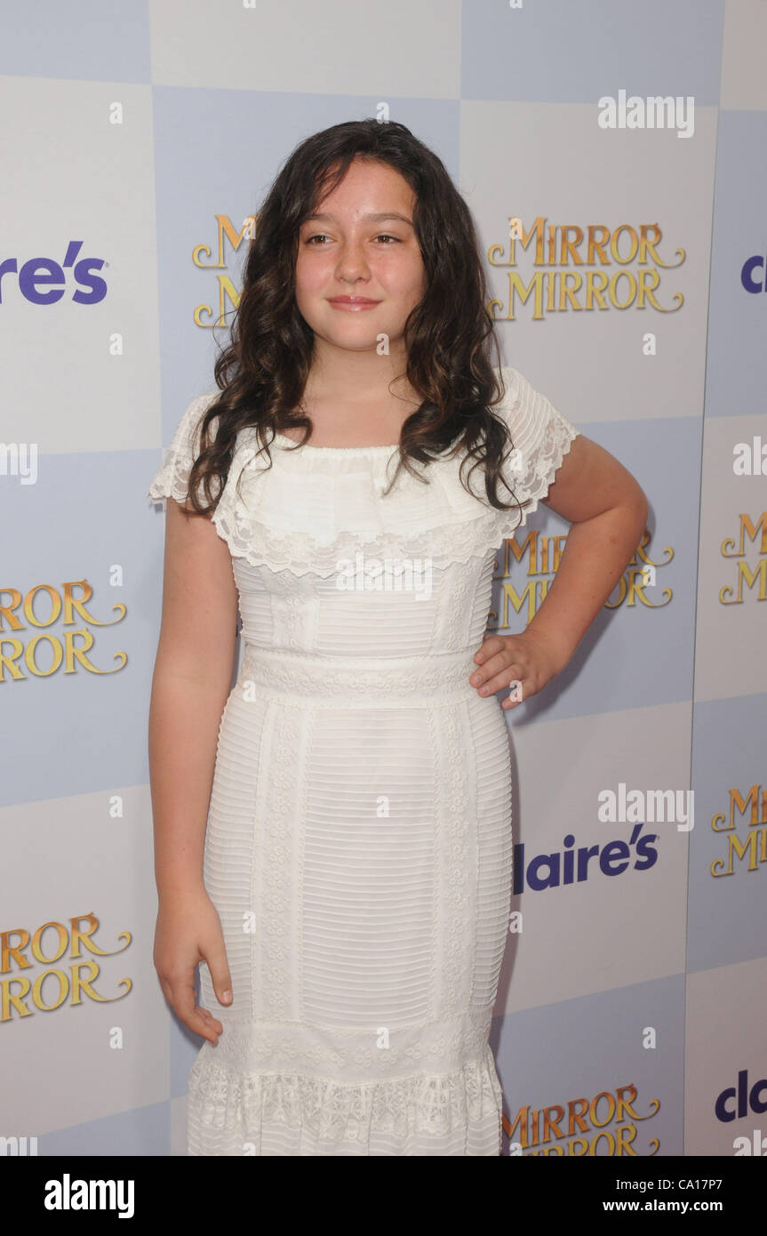 March 16, 2012 - Los Angeles, California, U.S. - Amara Miller Attending ...