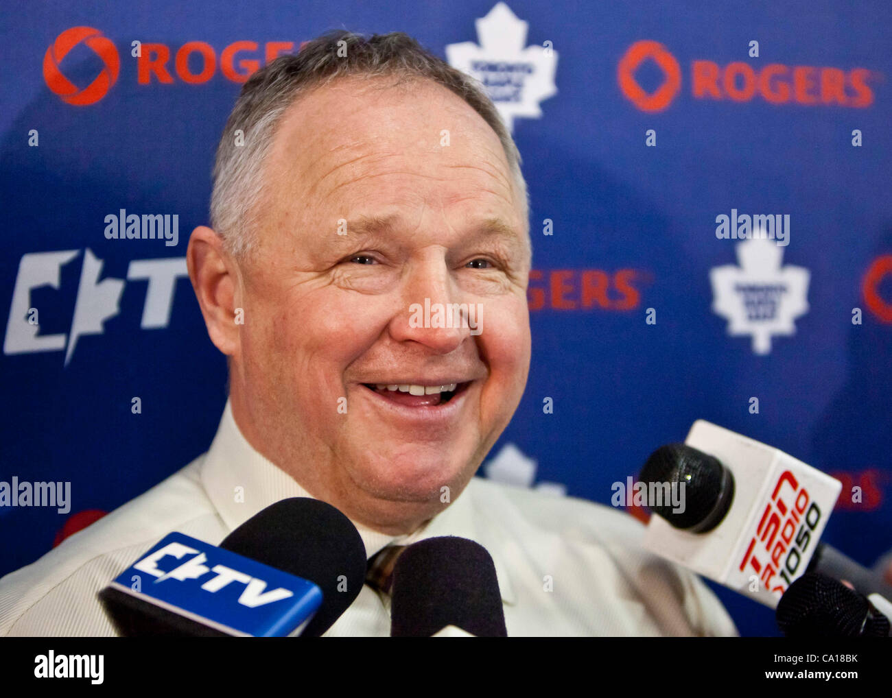 Mar. 17, 2012 - Ottawa, Ontario, Canada - Toronto head coach, Randy ...