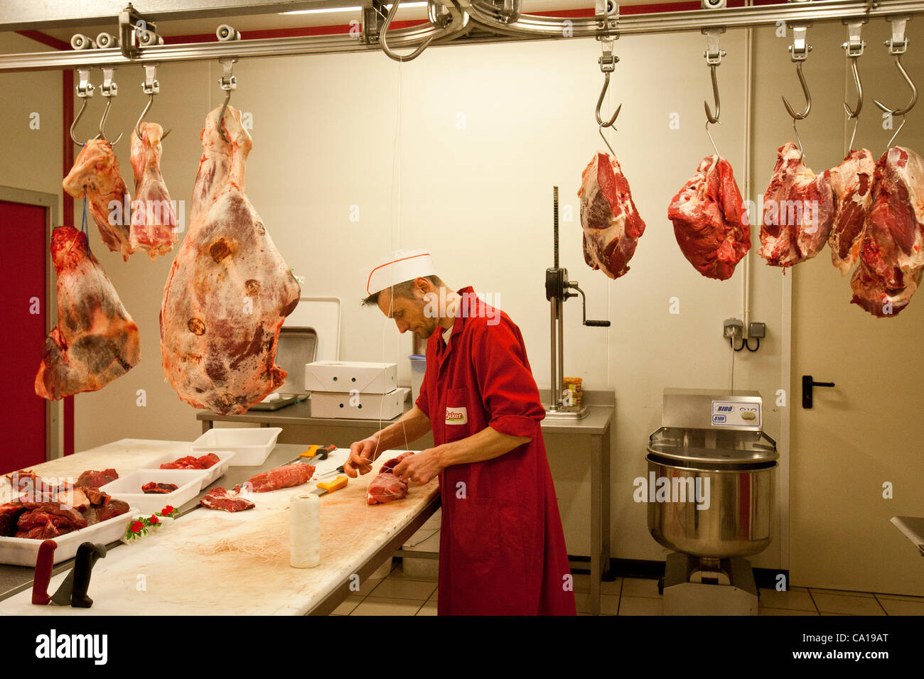 Kosher butcher hi-res stock photography and images - Alamy