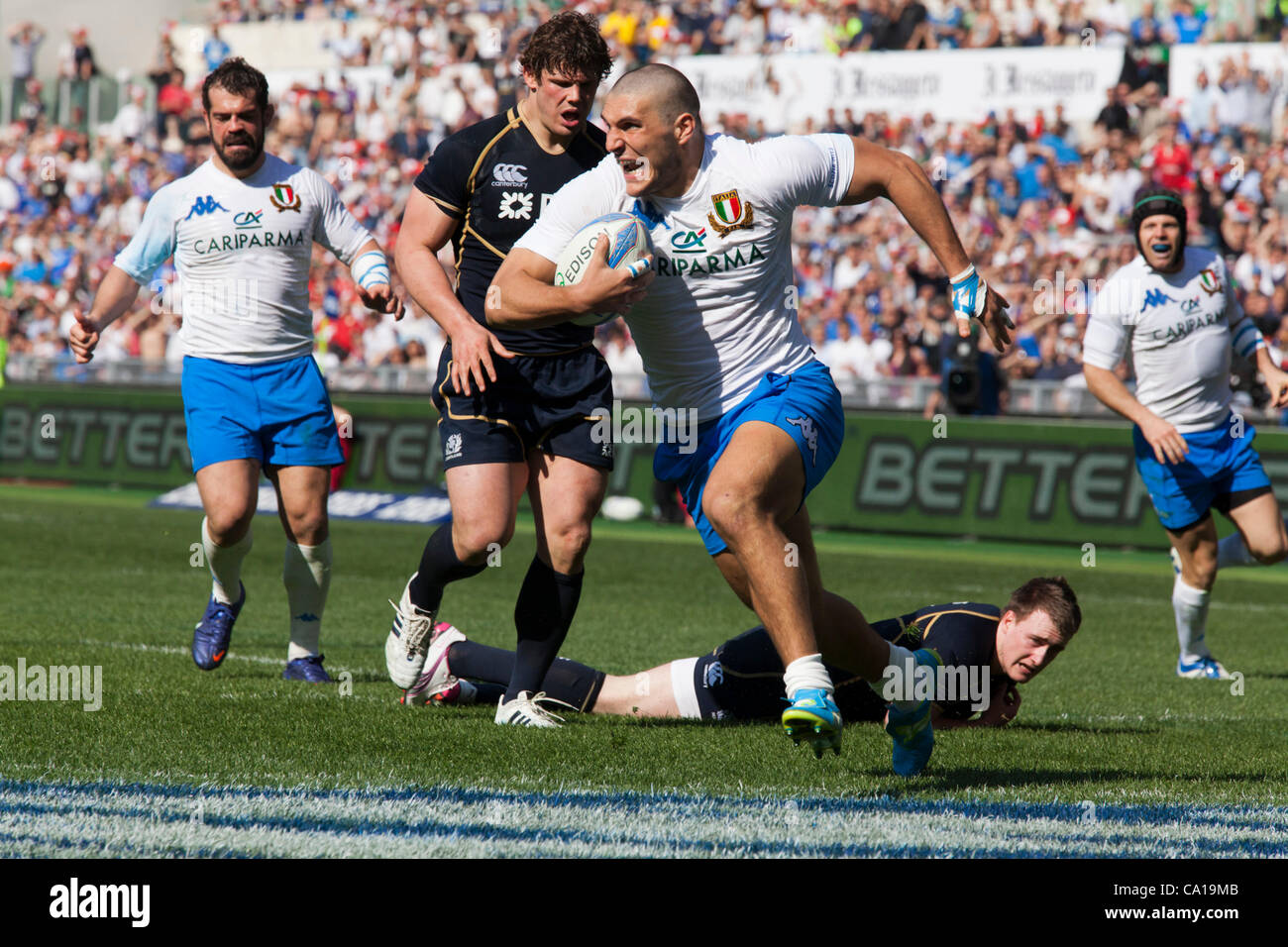 Scotland Full Back Stuart Hogg High Resolution Stock Photography and ...