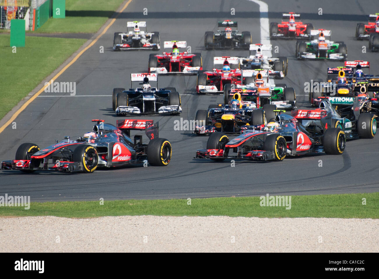 Formula one race start australia hi-res stock photography and images ...