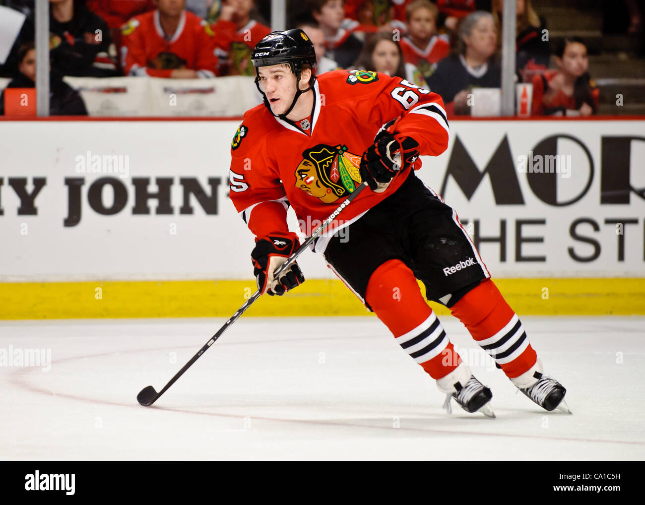 Mar. 18, 2012 - Chicago, Illinois, U.S - Chicago center Andrew Shaw (65 ...