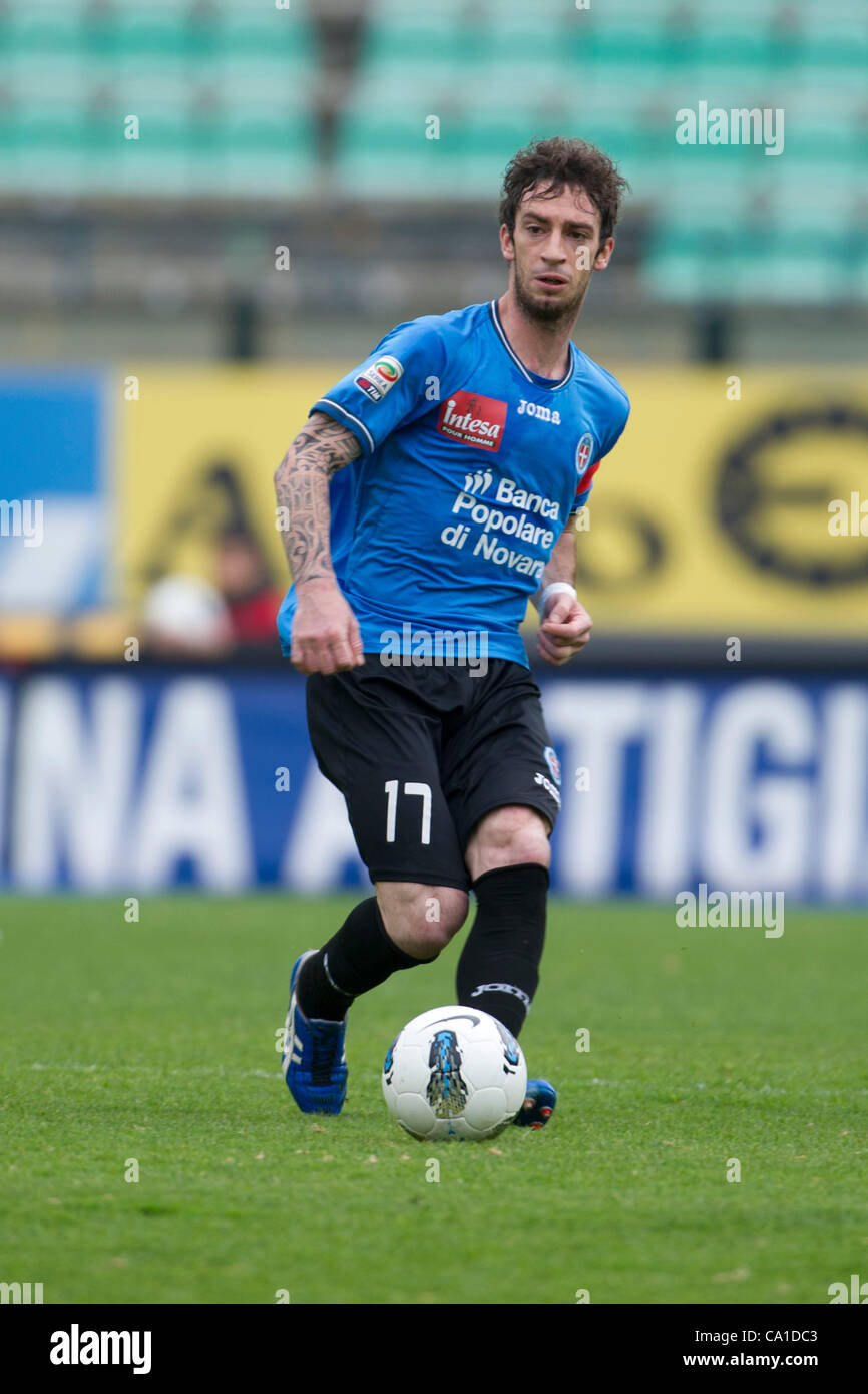 Filippo Porcari (Novara), MARCH 18, 2012 - Football / Soccer : Italian ...