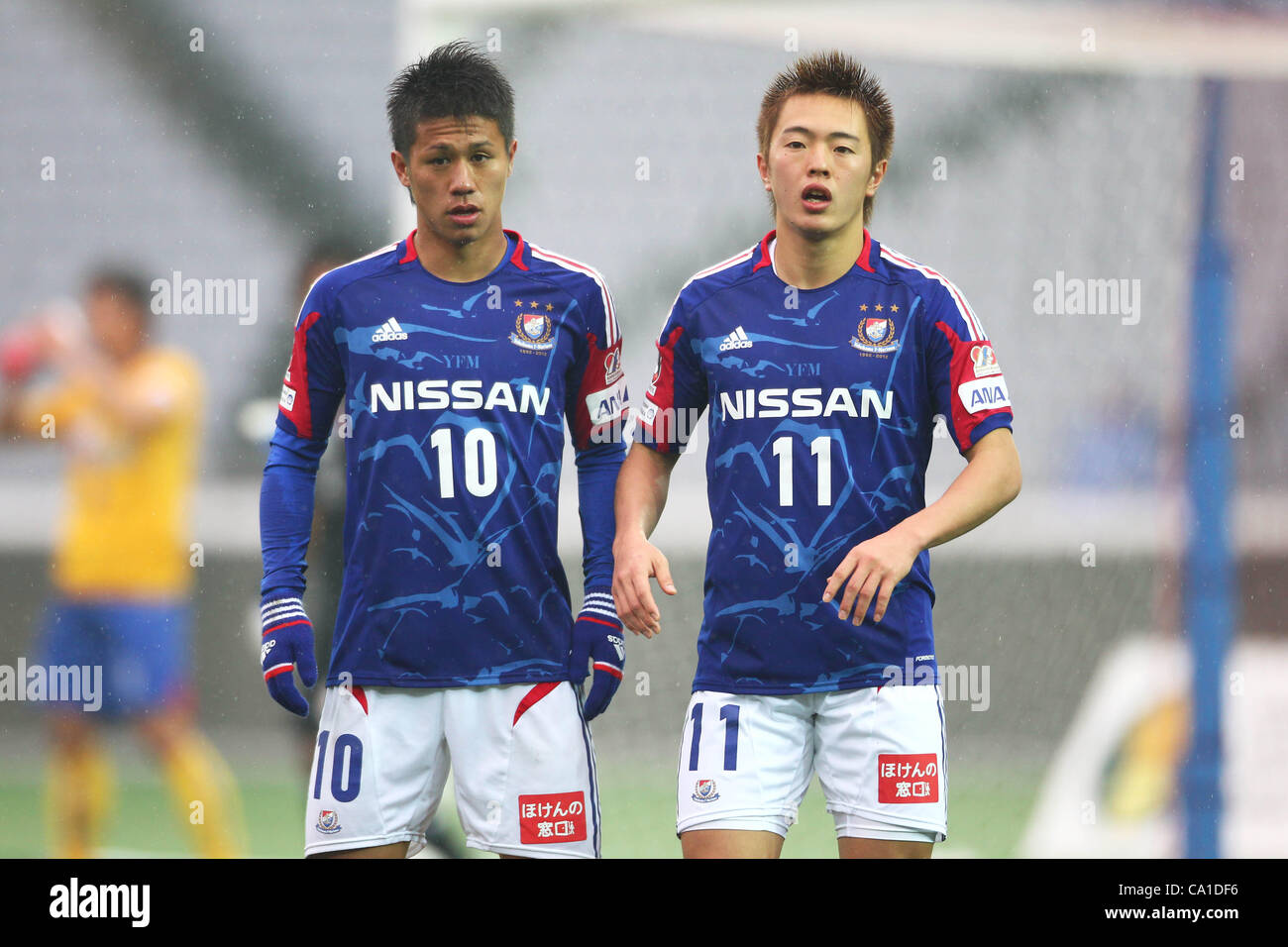 (L to R) Yuji Ono (F Marinos), Manabu Saito (F Marinos), March 17, 2012 - Football / Soccer ...