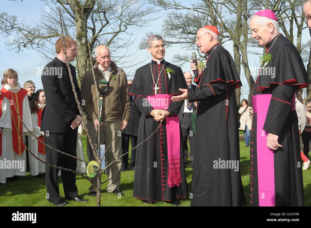 Archbishop Charles Brown, Papal Nuncio to Ireland, plants an Armagh ...