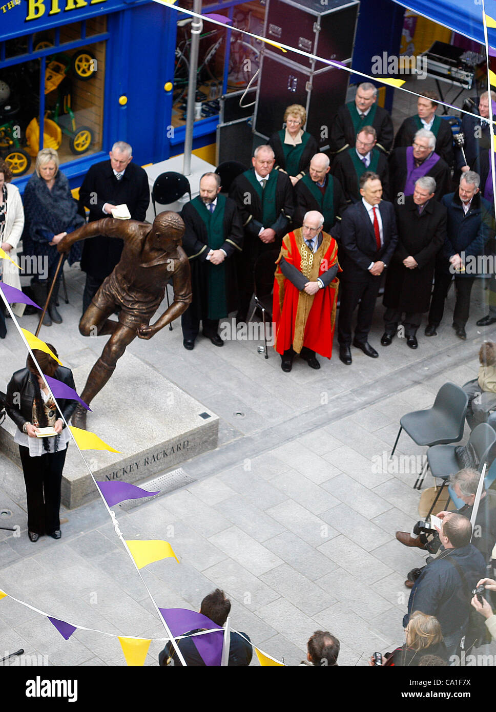 Nicky Rackard statue unveiled in Wexford Town Stock Photo - Alamy