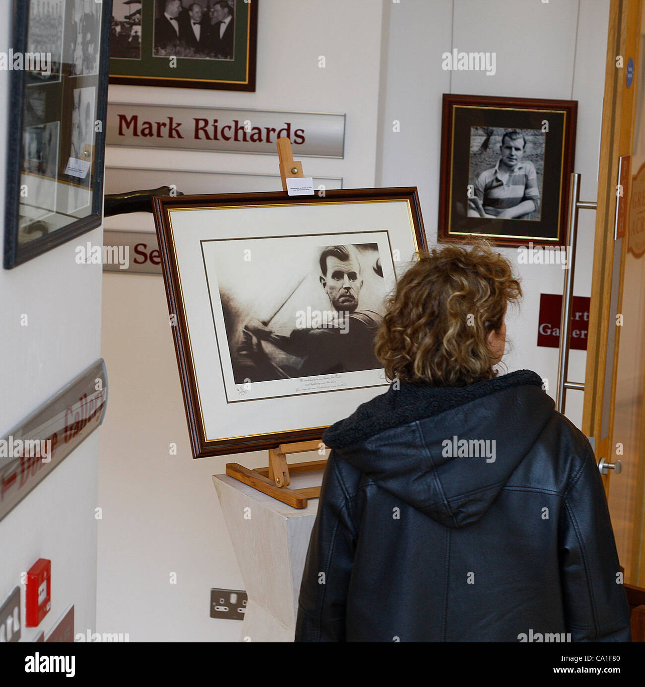 Nicky Rackard statue unveiled in Wexford Town Stock Photo - Alamy