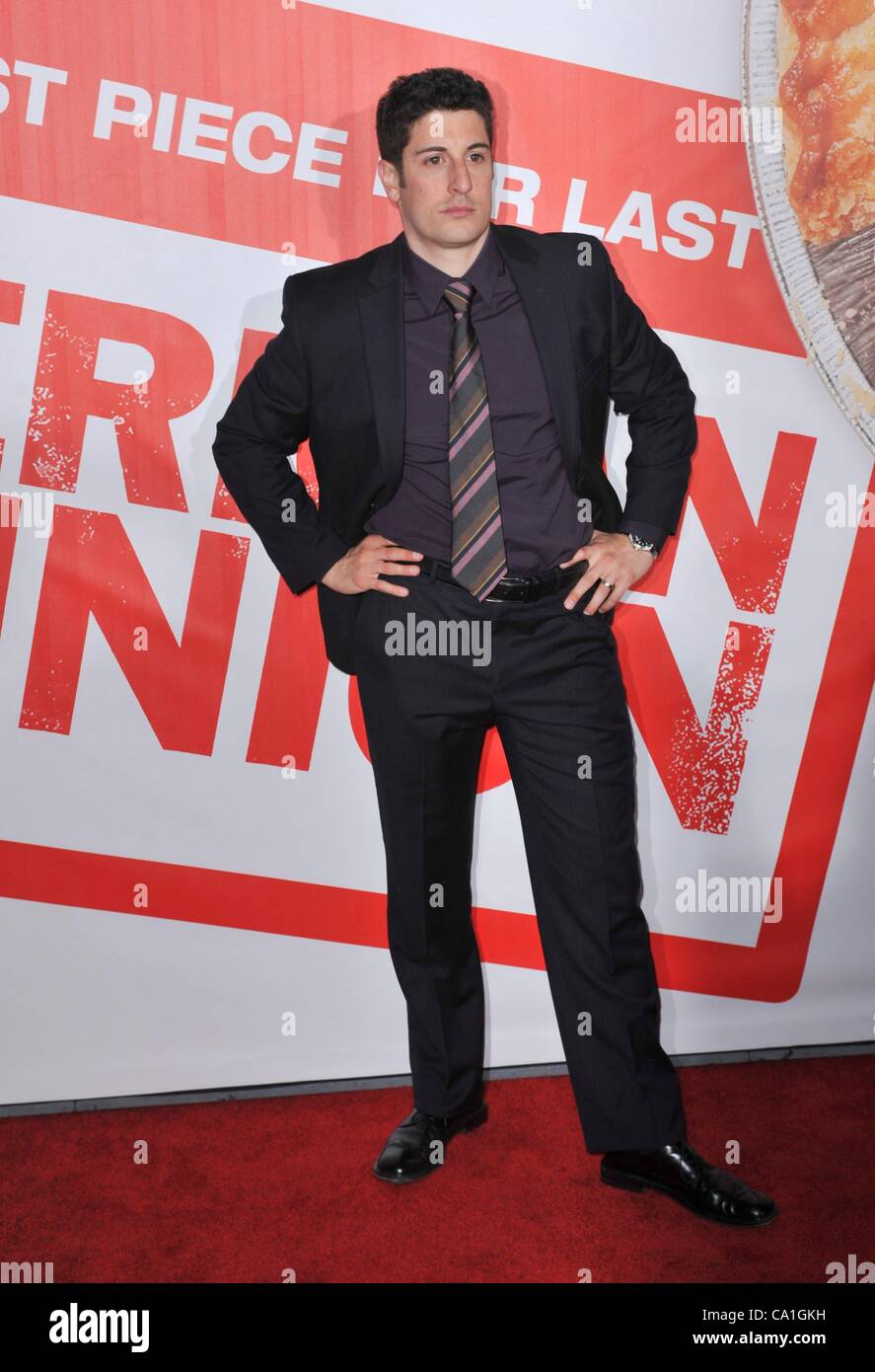 Jason Biggs at arrivals for AMERICAN REUNION Premiere, Grauman's ...