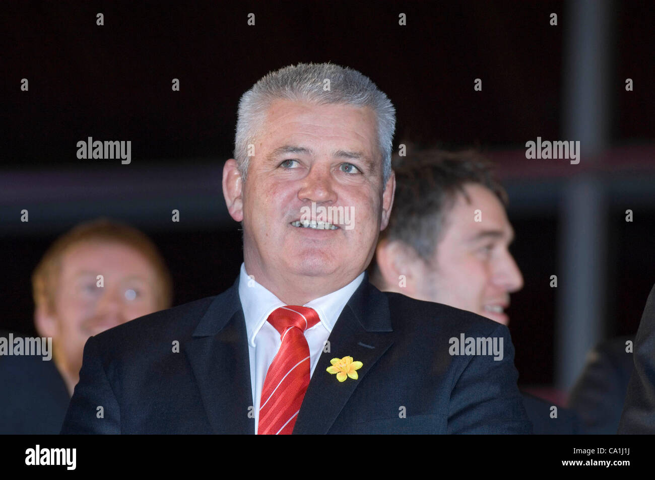 The Welsh rugby team celebrate winning the Grand Slam in the Six ...