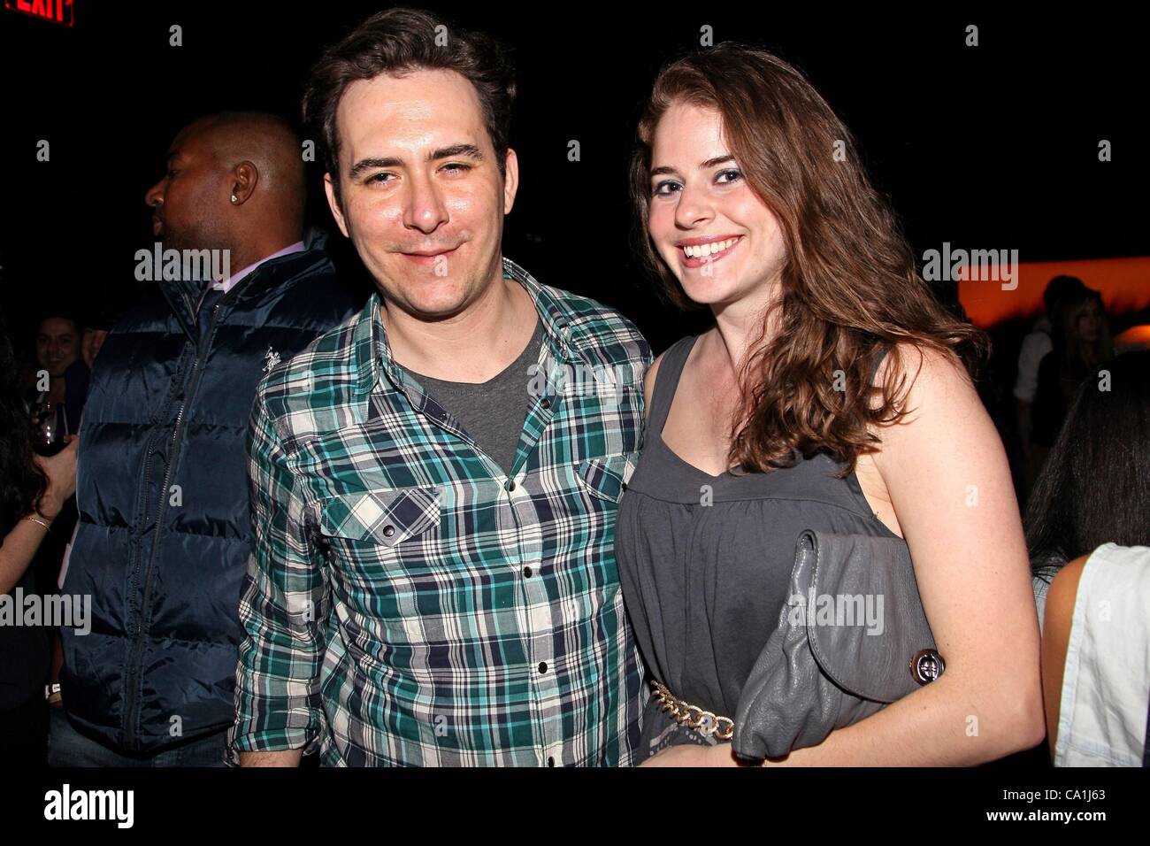 Peter James, Danielle Goben at the after-party for Giorgio Armani and ...