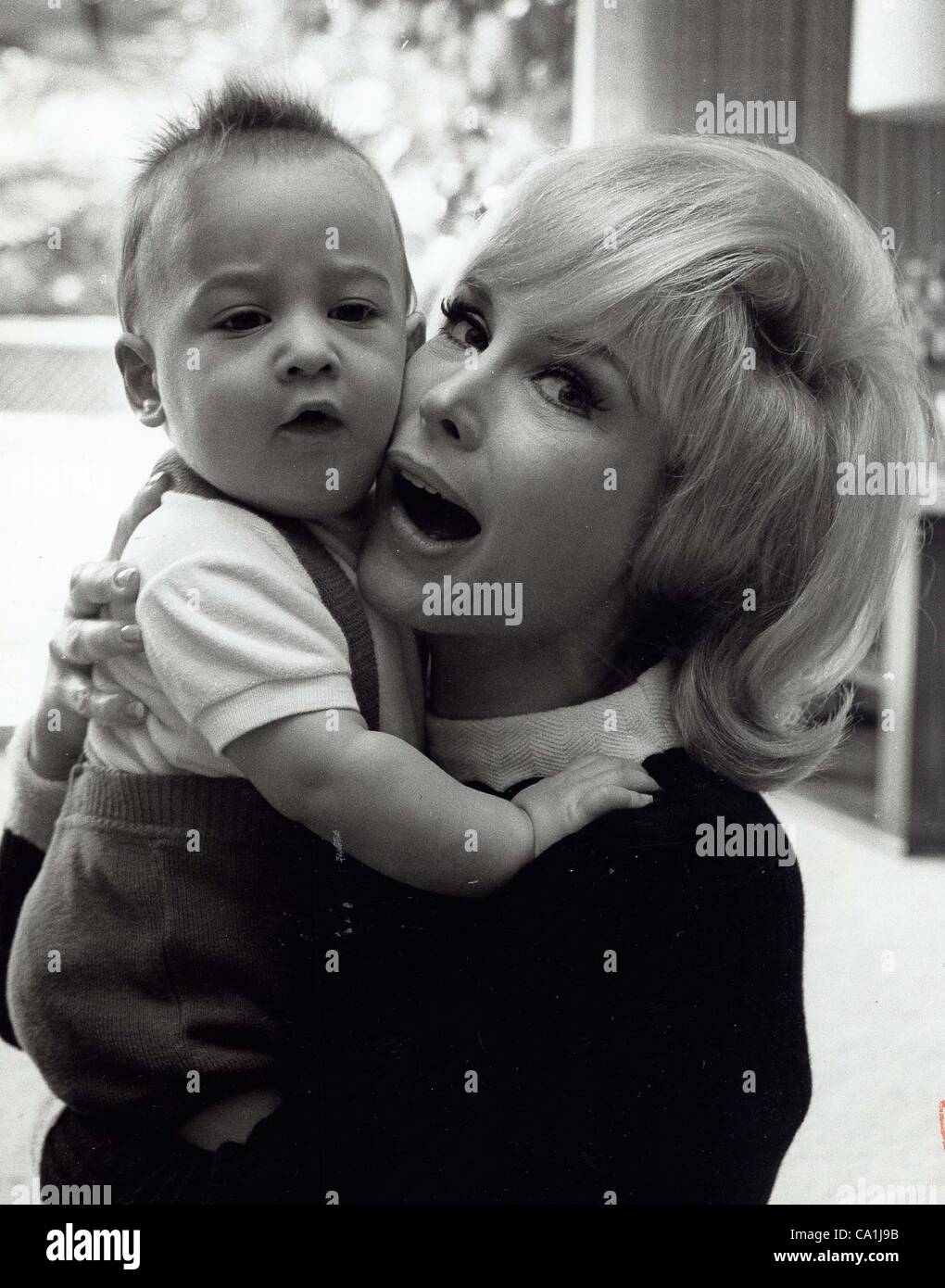 BARBARA EDEN with son Matthew Ansara.Supplied by Photos Stock Photo ...
