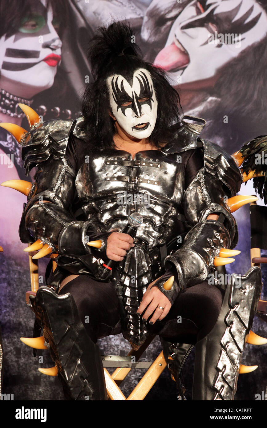 March 20, 2012 - Hollywood, California, U.S. - GENE SIMMONS KISS ...