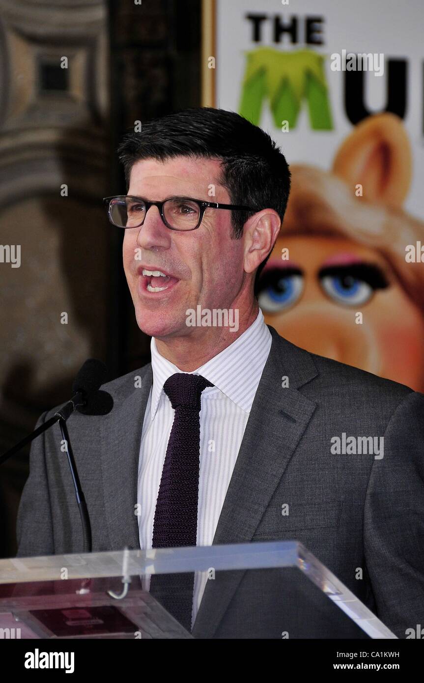 Rich Ross at the induction ceremony for Star on the Hollywood Walk of ...