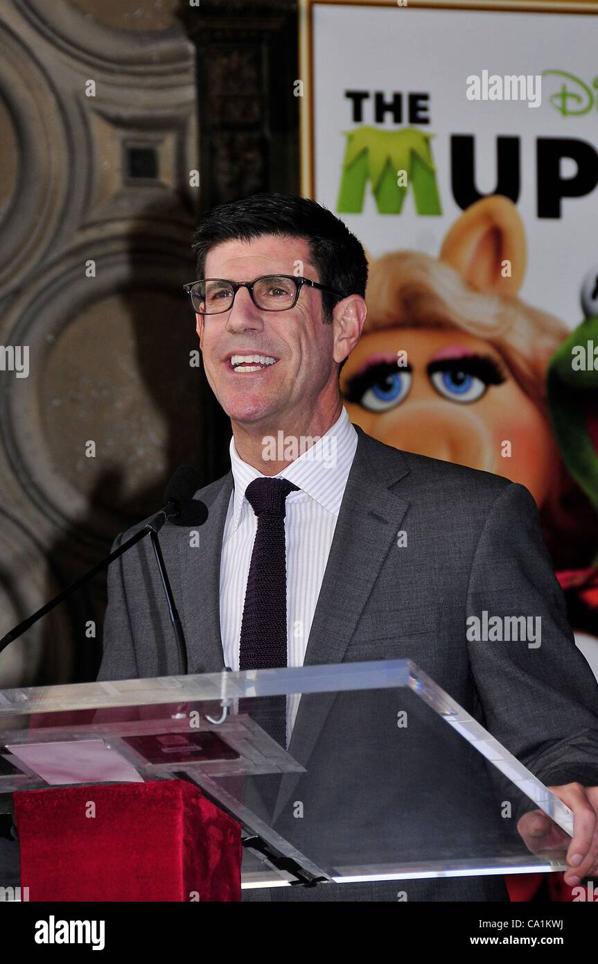 Rich Ross at the induction ceremony for Star on the Hollywood Walk of ...