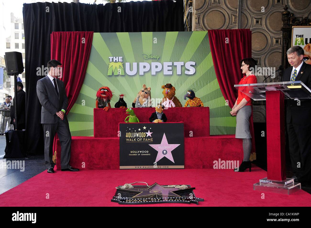 Rich Ross, Animal, Pepe, Miss Piggy, Kermit, Walter, Fozzie, Gonzo ...