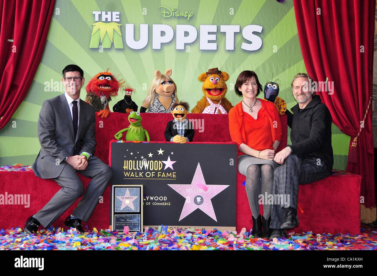 Rich Ross, Animal, Pepe, Kermit, Miss Piggy, Walter, Fozzie, Lisa ...