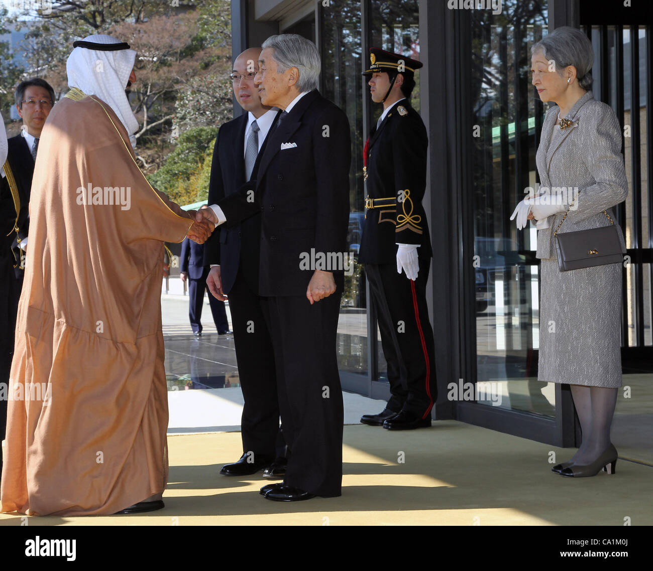 March 21, 2012 - Tokyo, Japan - Sheikh Sabah Al-Ahmad Al-Jaber Al-Sabah ...