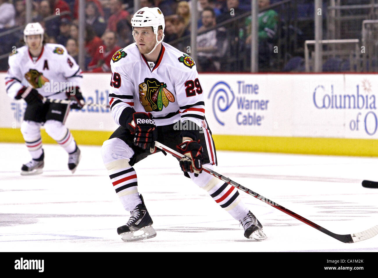 March 20, 2012 - Columbus, Ohio, U.S - Chicago Blackhawks left wing ...