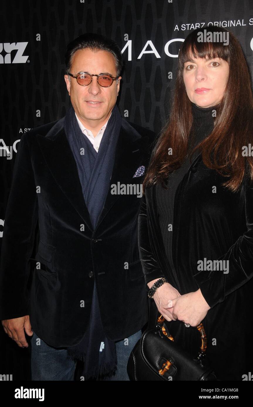 Andy Garcia, Wife at arrivals for MAGIC CITY Premiere, Directors Guild ...