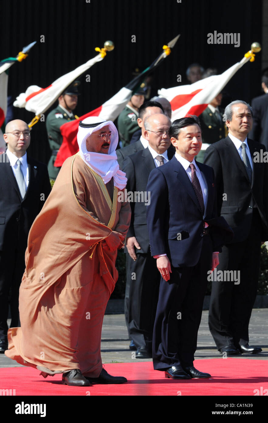 March 21, 2012 - Tokyo, Japan - Sheikh Sabah Al-Ahmad Al-Jaber Al-Sabah ...