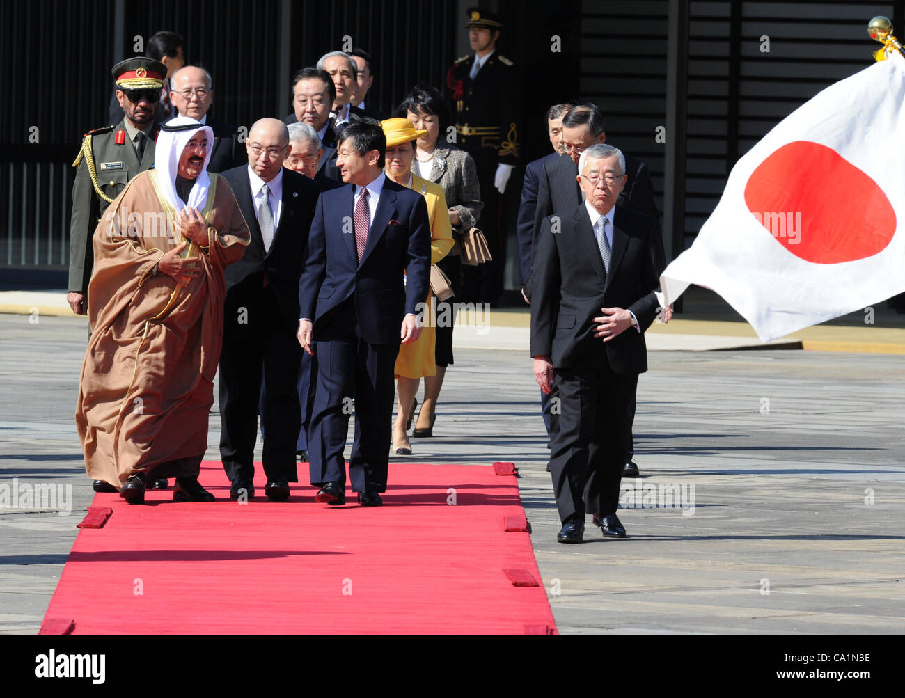 March 21, 2012 - Tokyo, Japan - Sheikh Sabah Al-Ahmad Al-Jaber Al-Sabah ...