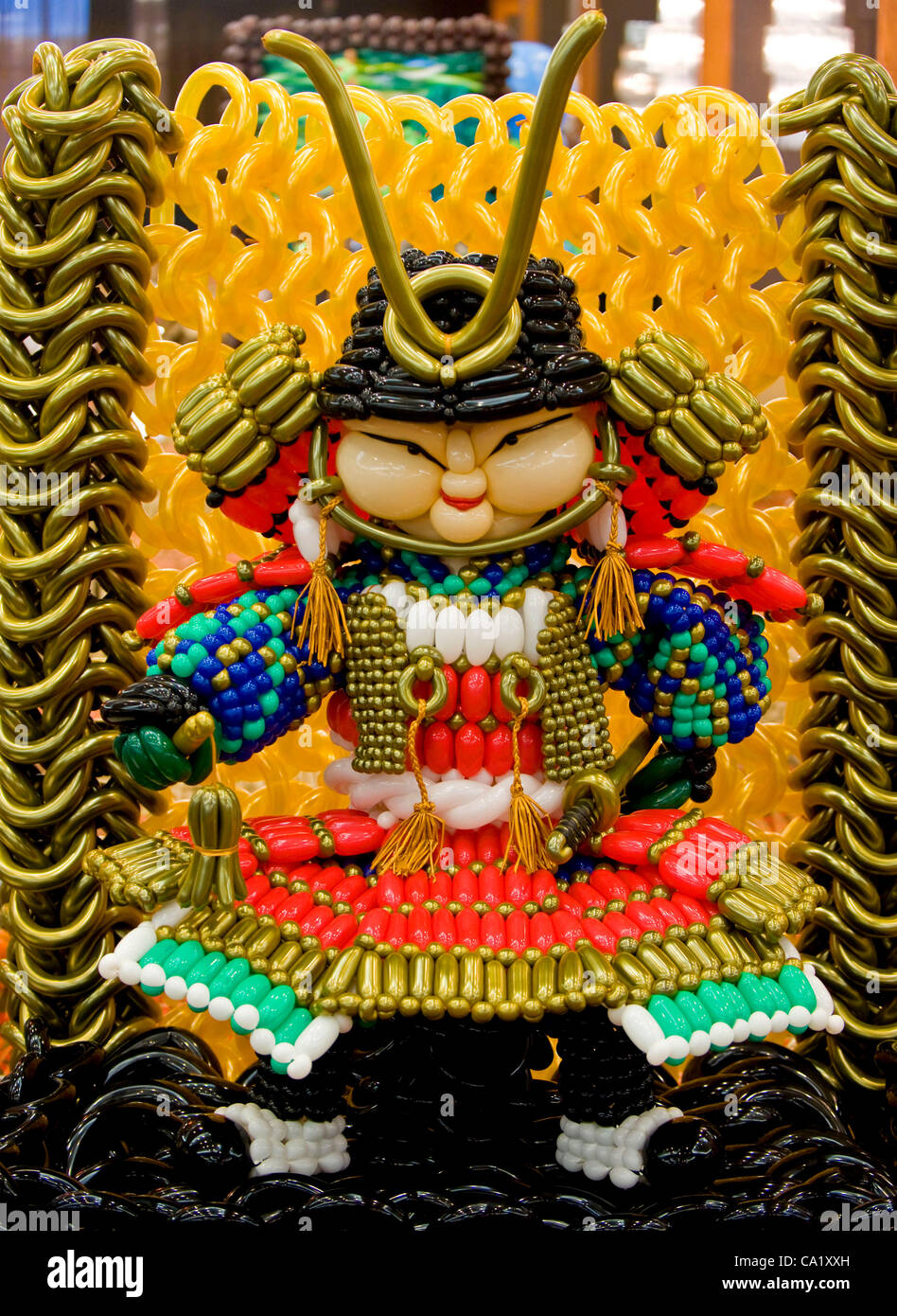 Dallas, Texas, US. Mar 21, 2012. 'Festival Doll,' tha sculpture by ...