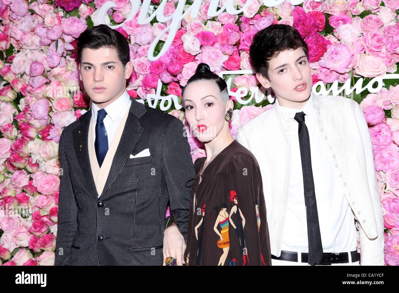 Peter Brant Jr., Michelle Harper, Harry Brant at arrivals for Salvatore ...