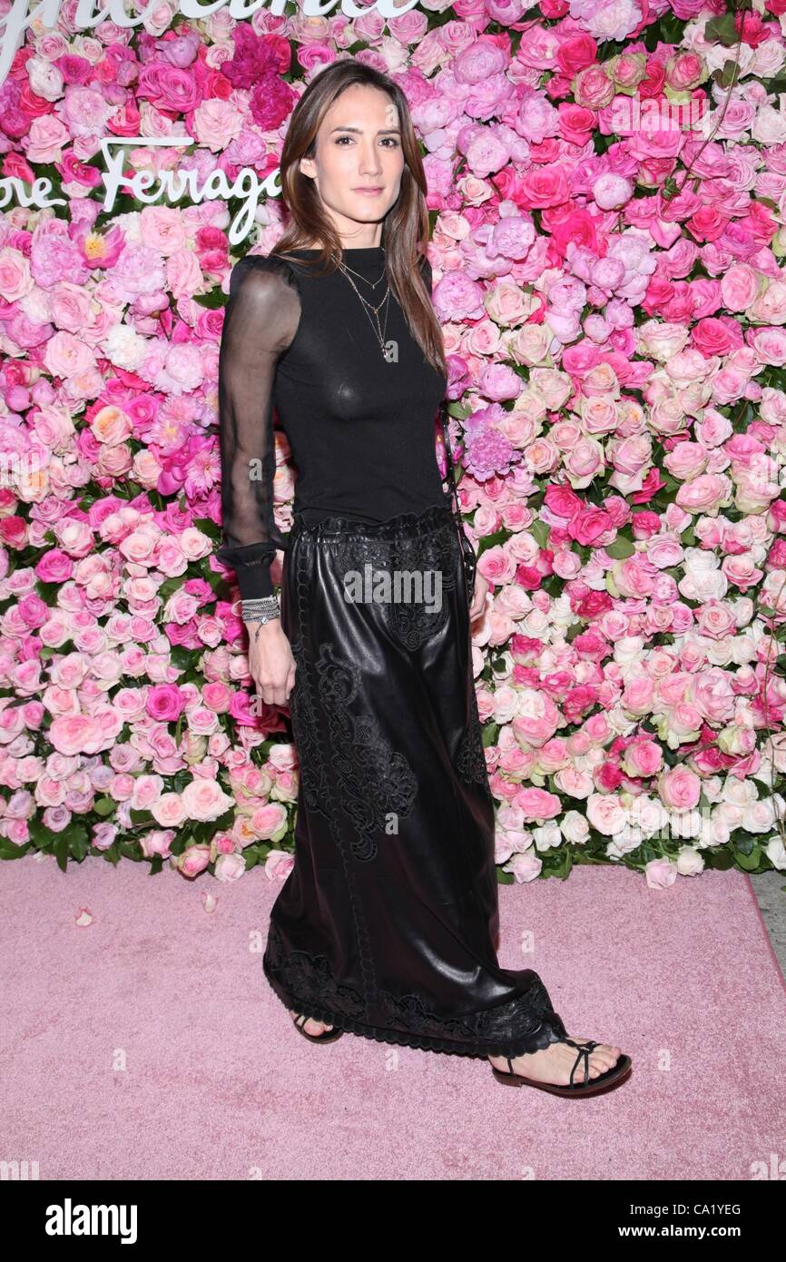 Zani Gugelmann at arrivals for Salvatore Ferragamo Signorina Fragrance ...
