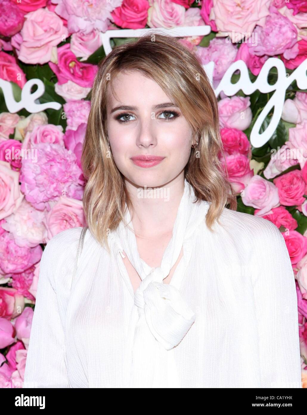 Emma Roberts at arrivals for Salvatore Ferragamo Signorina Fragrance ...