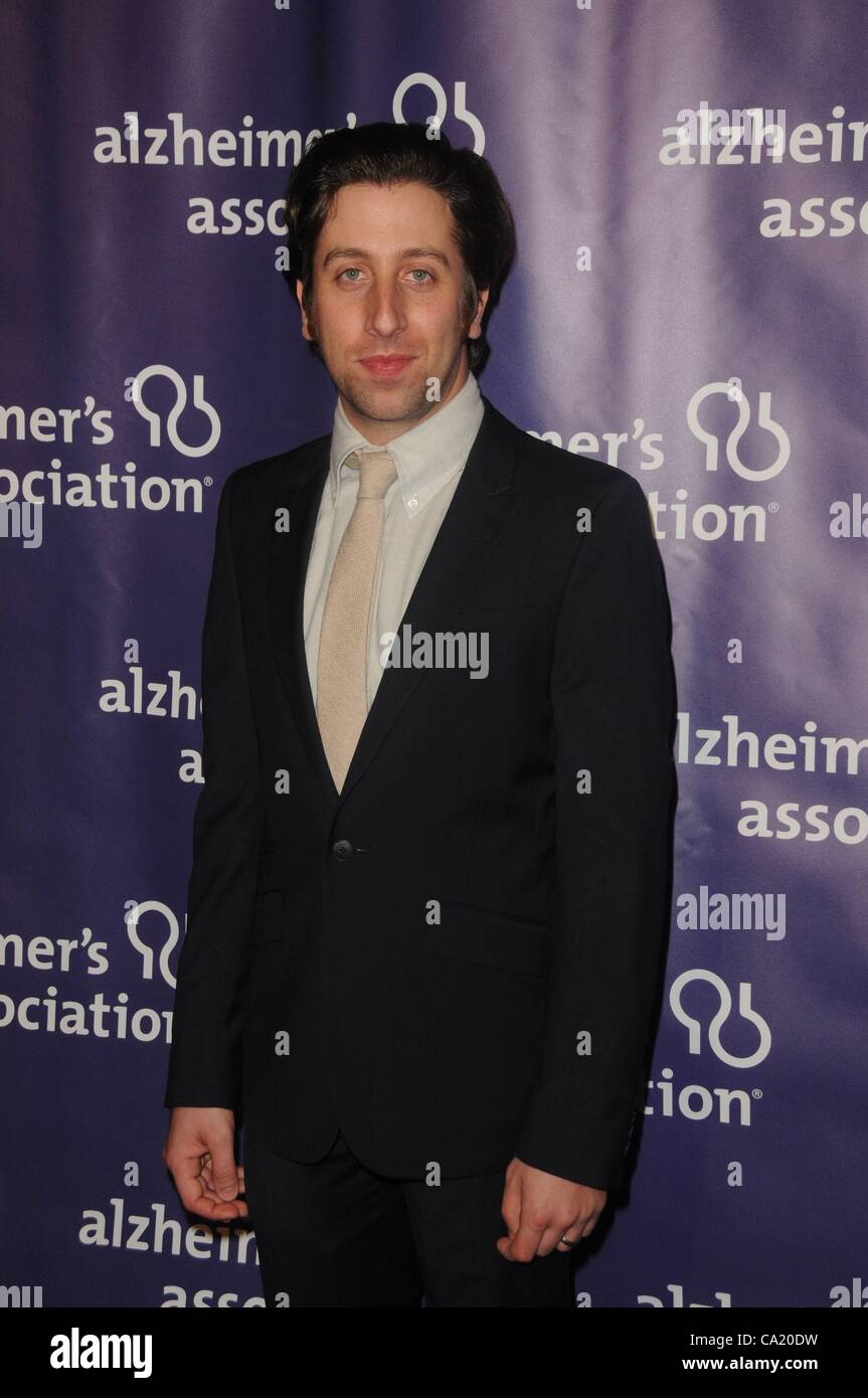 Simon Helberg at arrivals for 20th Anniversary Alzheimer's Association ...